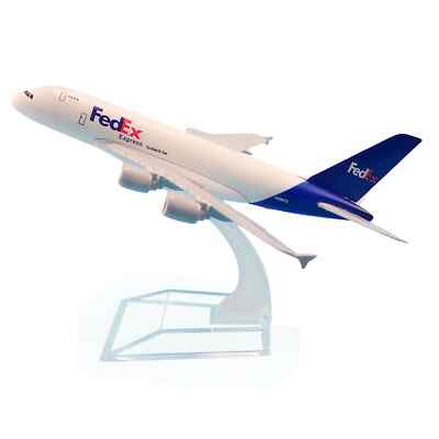 A380 Diecast Model Plane – FedEx 16cm | Hobbytech Toys