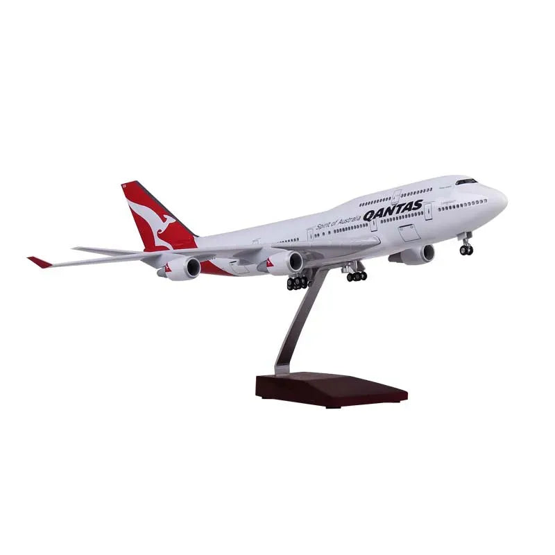Qantas B747 Resin Model Plane – 46cm Premium Display Model | Hobbytech Toys
