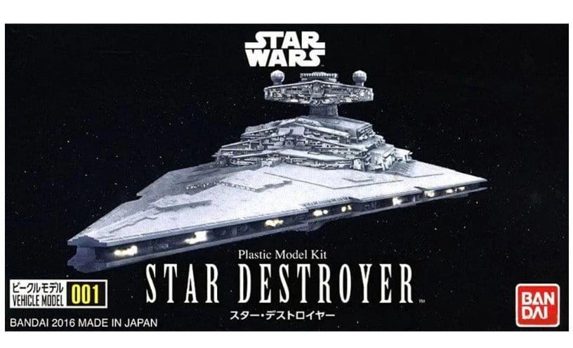 Bandai Star Wars Vehicle Model 001 Star Destroyer Plastic Model Kit [5 ...