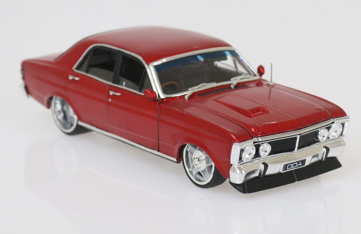 DDA 1/24 Candy Red XY Ford Falcon Custom with Super Charged Diecast Mo ...