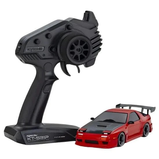 Kyosho Mini-Z Mazda Savnana RX-7 FC3S with Aero Kit Red AWD MA-020 Rea ...