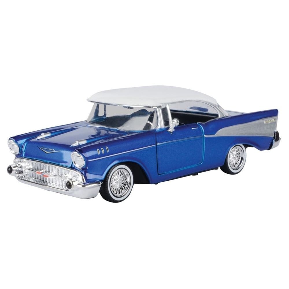 Motor Max 1/24 1957 Chevy Bel Air Get Low Series Candy Blue – Hobbytech ...