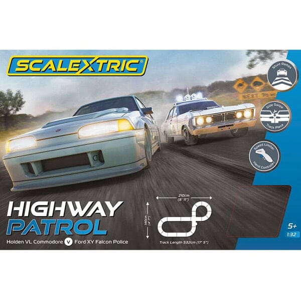 Scalextric Highway Patrol Slot Car Starter Set [C1453SF] – Hobbytech Toys