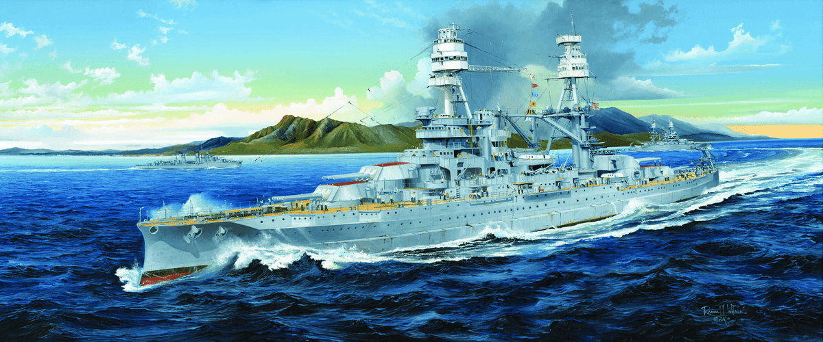 Trumpeter 03701 1/200 USS Arizona BB-39 1941 Plastic Model Kit ...