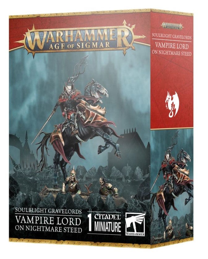 Warhammer Age of Sigmar: Soulblight Gravelords, Vamp Lord on Nightmare ...