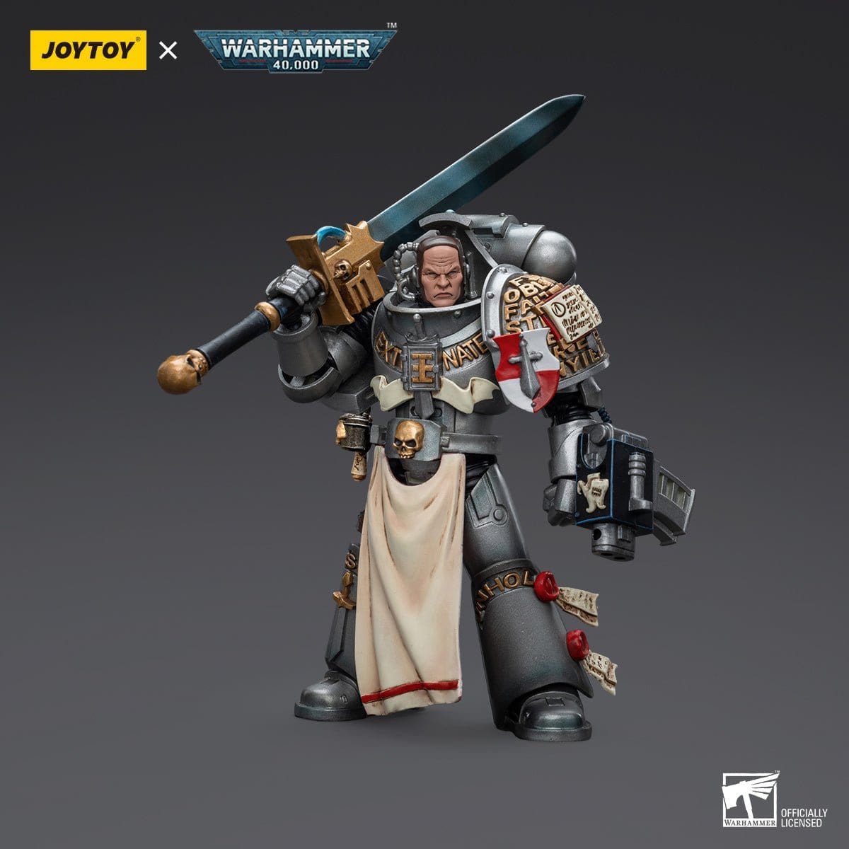 Warhammer Collectibles: 1/18 Scale Grey Knights Strike Squad Justicar ...