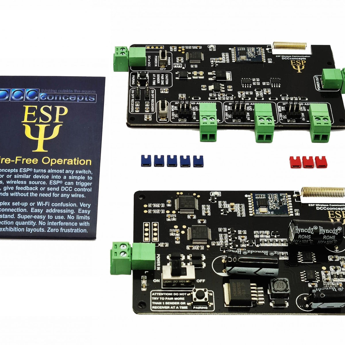 DCC Concepts DCC-ESP.Set ESP Starter Set 3-Output DCC Transmitter ...