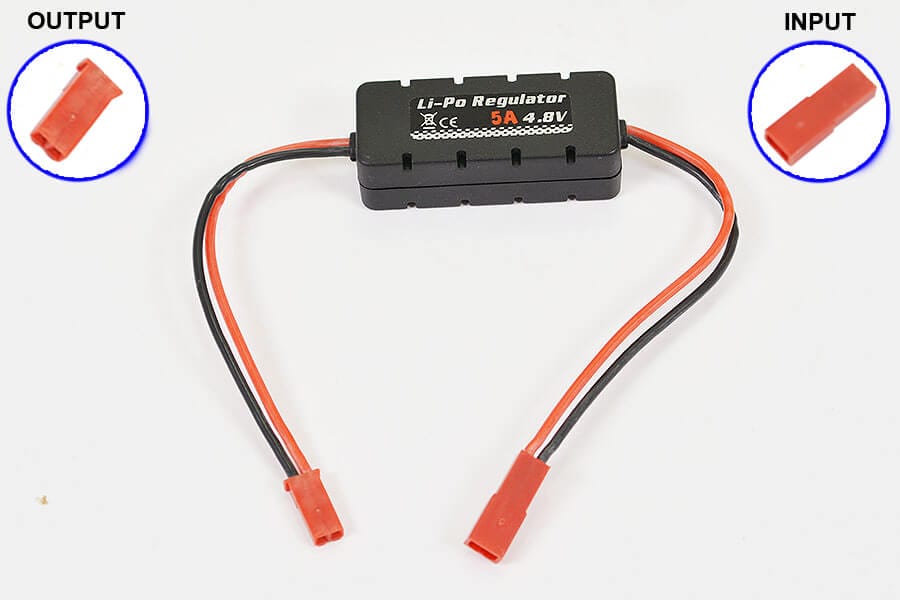 Etronix Lipo Voltage Regulator 4.8v 5A w/Casing** – Hobbytech Toys