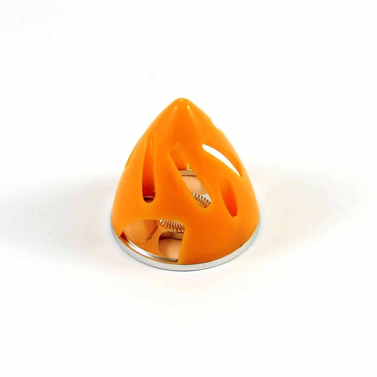 Kuza 3In 75mm Cnc Backplate Spinner Yellow - Hobbytech Toys