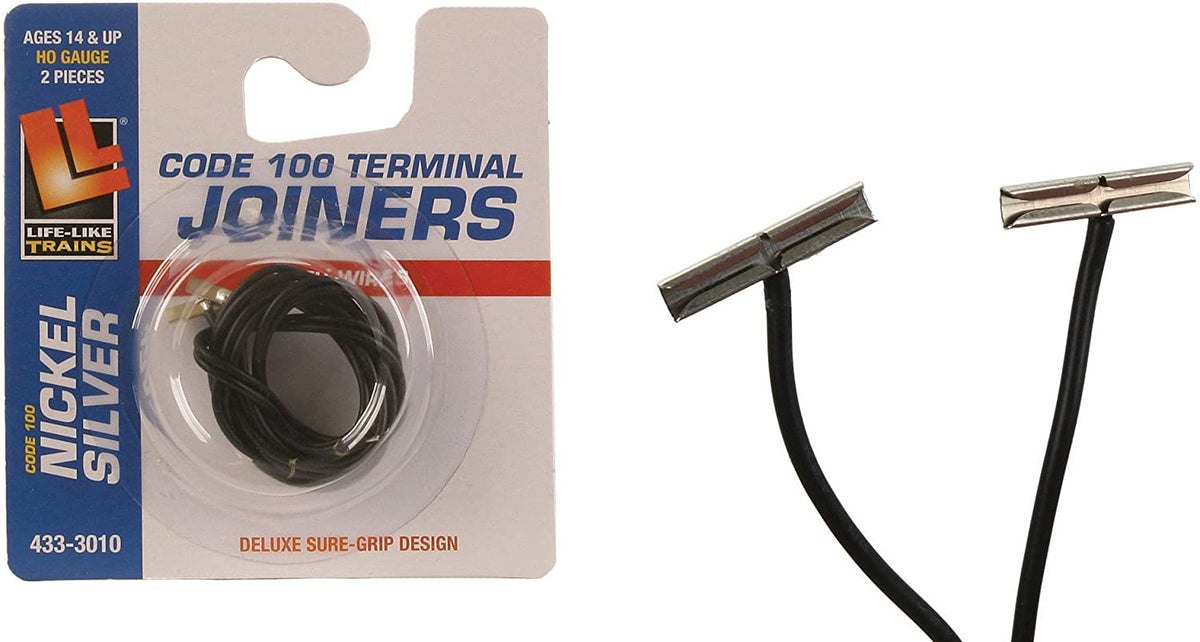 LifeLike HO Code 100 Terminal Joinrs with Wires – Hobbytech Toys