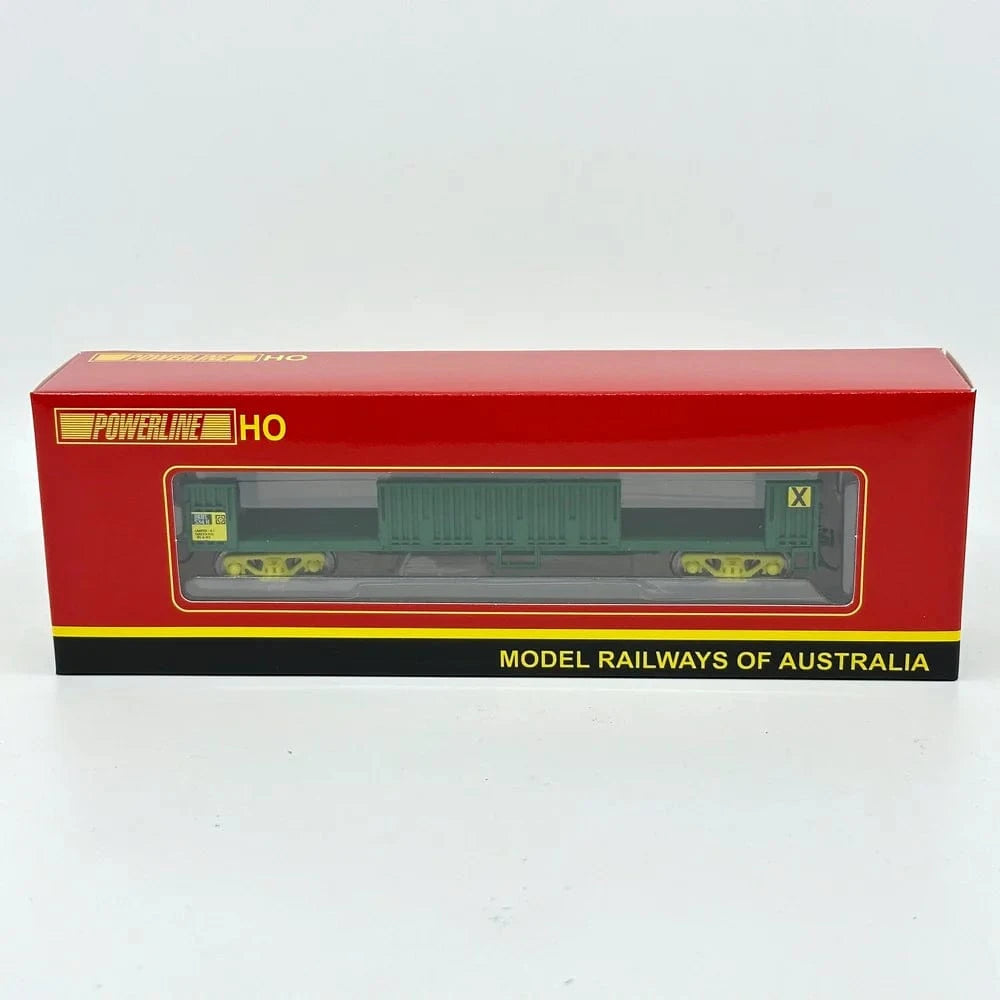 Powerline HO Scale RKBX-521S AN Green Open Wagon [PD-614B-521 ...