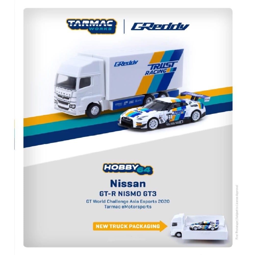 Tarmac 1/64 Nissan GT-R NISMO GT3 - GT World Challenge Asia Esports 20 ...