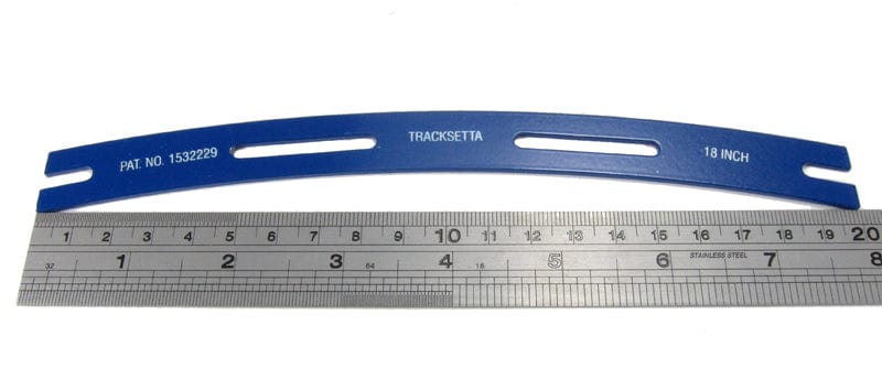 Tracksetta HO 18 Radius Template – Hobbytech Toys