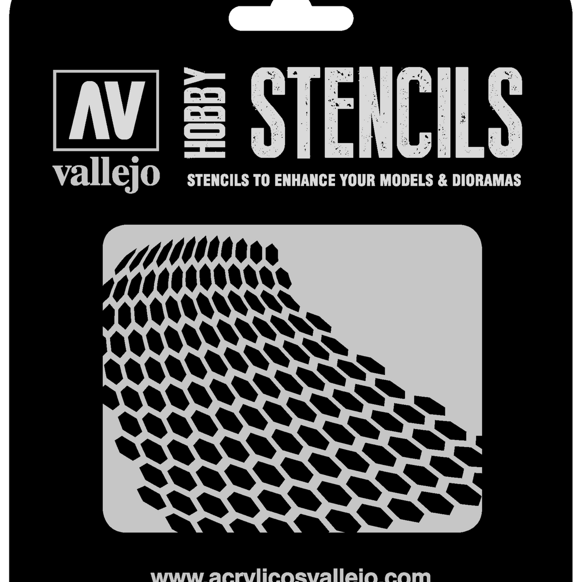Vallejo ST-SF003 Distorted Honeycomb Stencil – Hobbytech Toys